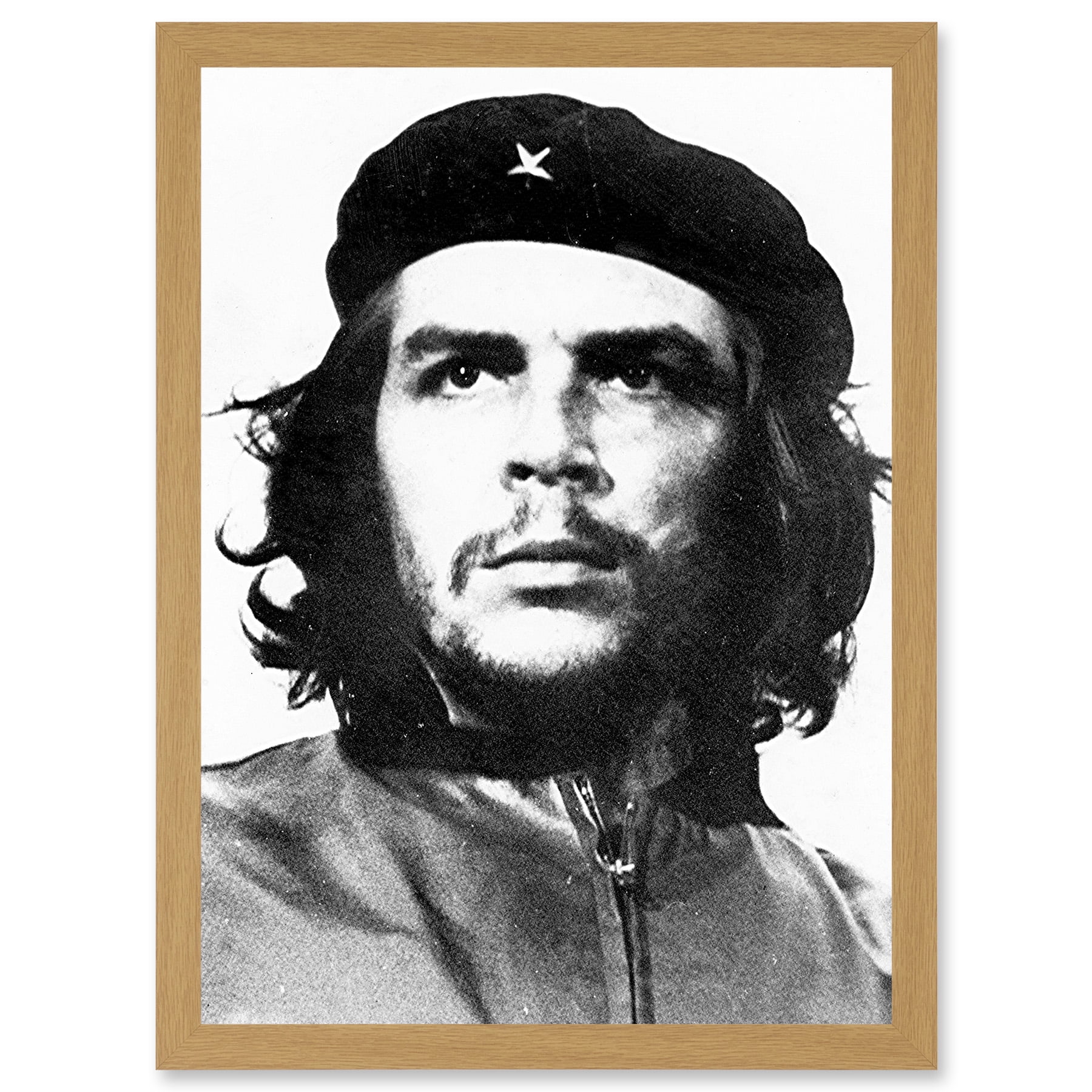 Revolutionary Che Guevara Photo Iconic Korda Portrait A4 Artwork Framed ...