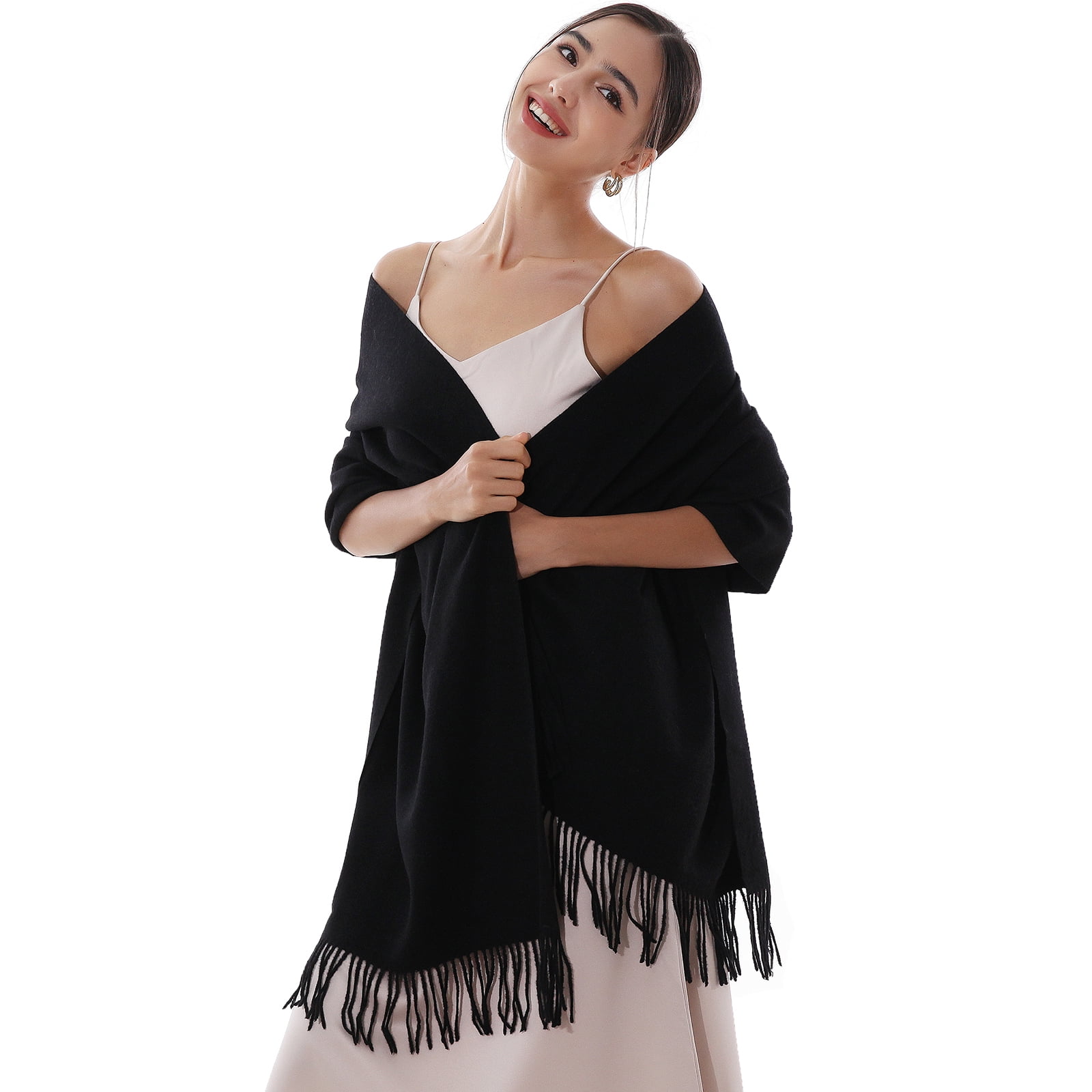 RIIQIICHY Women Scarf Winter Pashmina Shawls Wraps for Evening Dresses ...