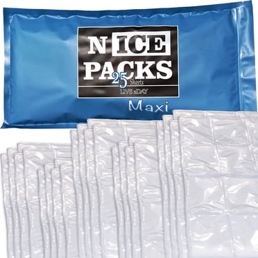 Vakly Refillable Ice Bags with Clamp Closure - Soft Reusable Icepack ...