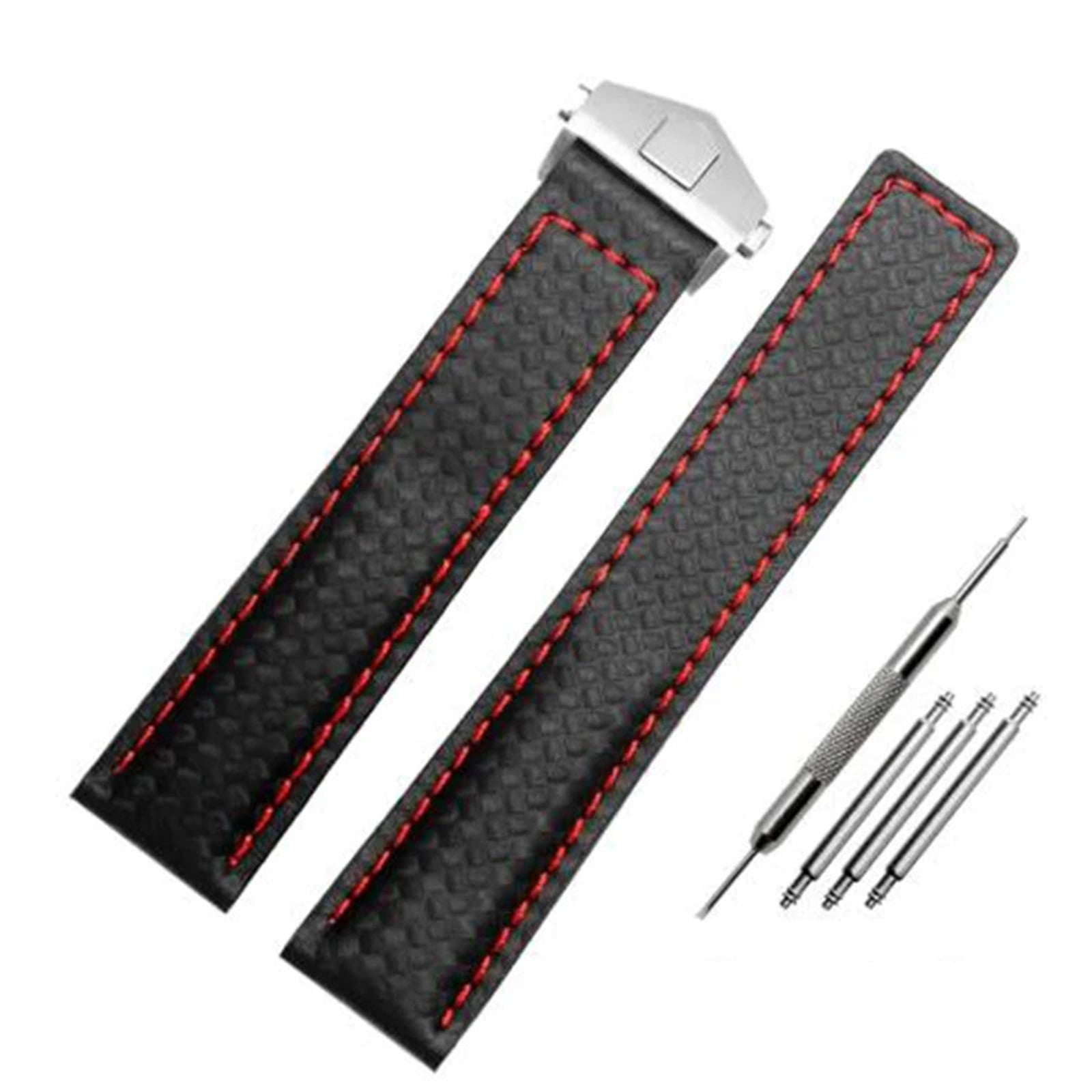 Click here for Wangq Fit For Tag Heuer Watchband Carbon Fiber Tex... prices