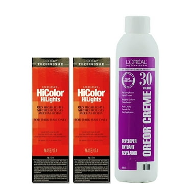 L'Oreal Excellence HiColor H7 Sizzling Copper 1.74 oz, Pack of 1, 6 ...