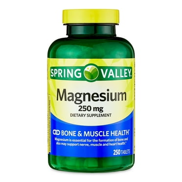 Spring Valley Magnesium Sleep Support Bone & Muscle Health Dietary ...