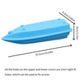 Creative Boat Modeling with Lock Partsti Plastic Component Realistic ...