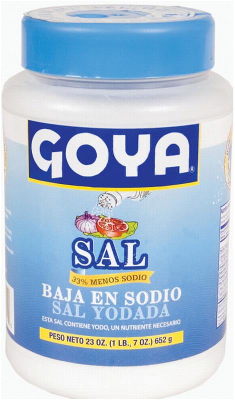 Goya Sal Yodada Baja En Sodio 23 Oz - Walmart.com