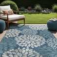 Beverly Rug Indoor/Outdoor Area Rugs,Modern Floral Patio Porch Garden ...