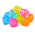 40 Ct Reusable Plastic Ice Cubes Refreezable Color Drink No Melting ...