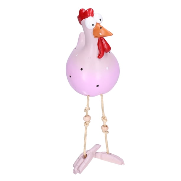 Resin Rooster Ornaments Chicken Decorations Craft for Living Room ...