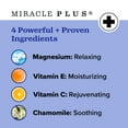 Miracle Plus Magnesium Leg and Foot Muscle Calming Cream, Topical Herbal Moisturizer, Two Pack ...