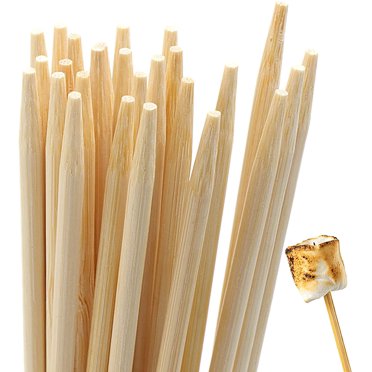 Coghlans Bamboo Roasting Sticks for Campfire, Marshmallow, Camping, BBQ ...