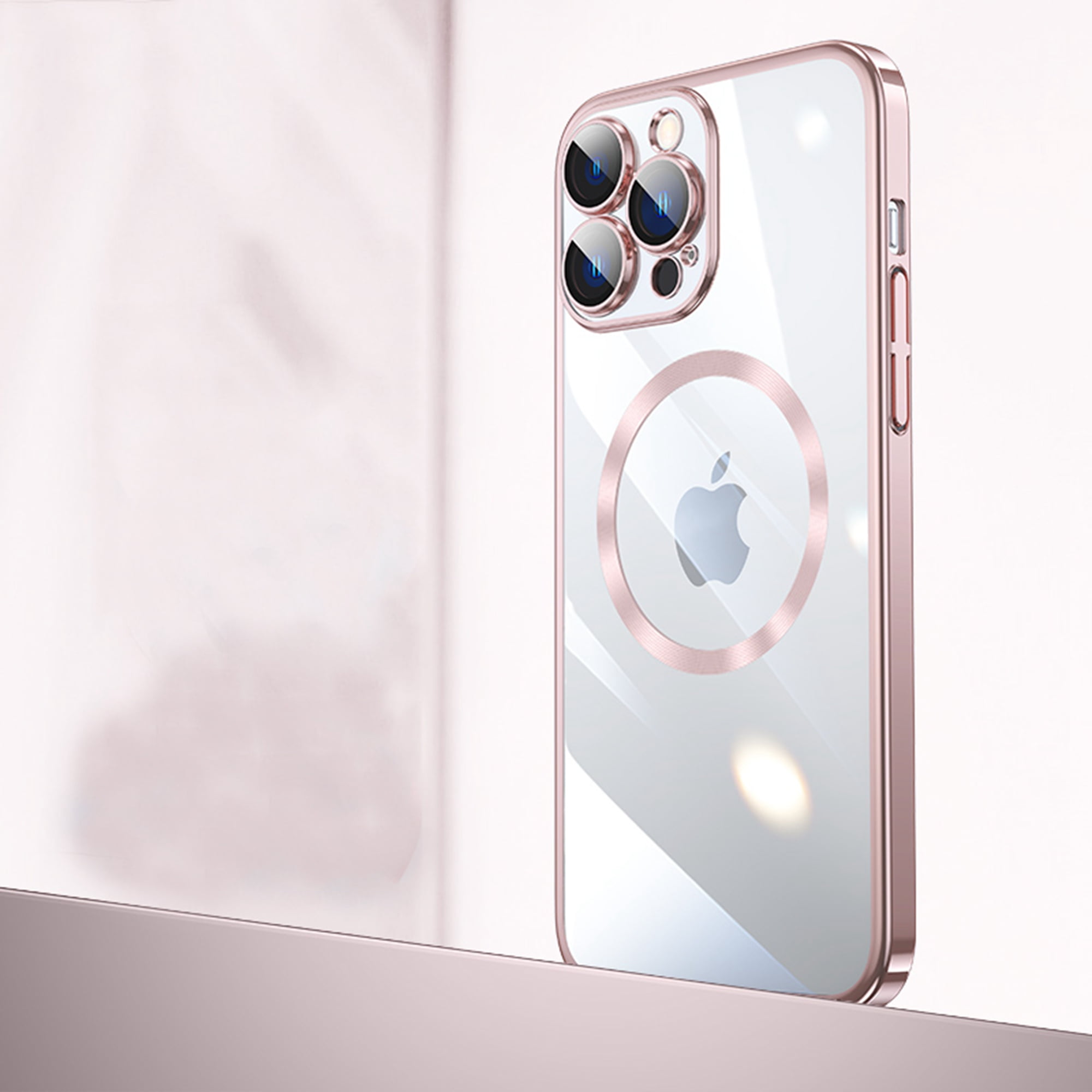 TECH CIRCLE Magnetic Slim Crystal Clear for iPhone 14 Plus Case Magsafe ...