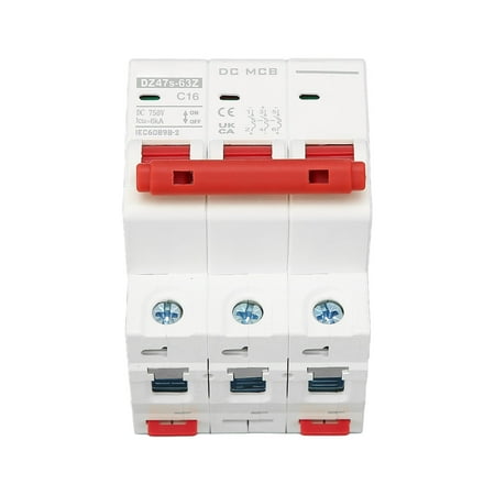 Protection Air Switch, DC Circuit Breaker 750V 16A DIN Rail ...