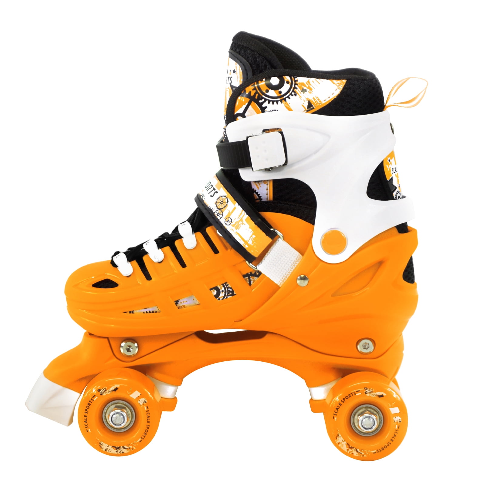 Orange Roller Skates