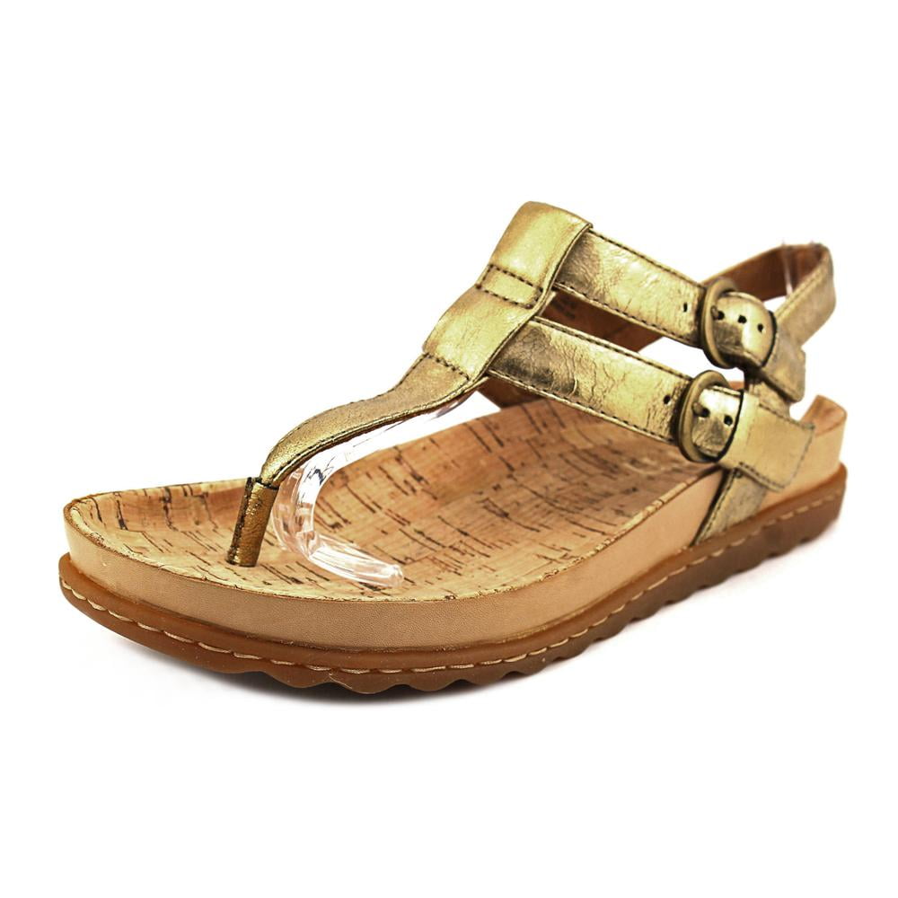 Born Reta Open Toe Leather Thong Sandal - Walmart.com