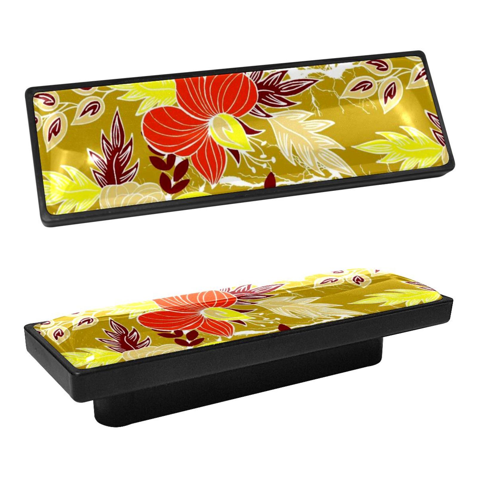 4 Pcs Rectangle Cabinet Handle Cupboard Knob Drawer Pulls Handle ...