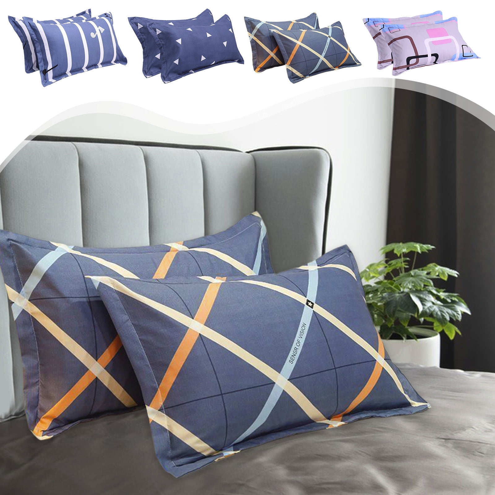 Click here for Blaxill Pillow Shams Set Of 2 Standard Size Pillow... prices