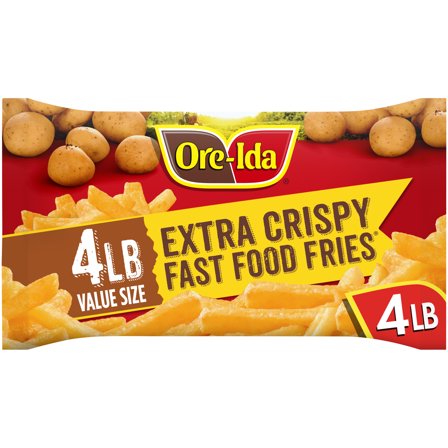 Kinder's Frozen Crispy Fries, Original with Garlic and Spices, 18 oz ...
