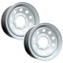 eCustomrim Trailer Rim 16 Inch 16X6 8 Lug On 6.5 Inch Center White ...