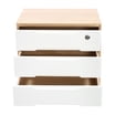 4-Tier Desktop 16 Slots Storage Box, Wooden Storage Drawer Organizer ...