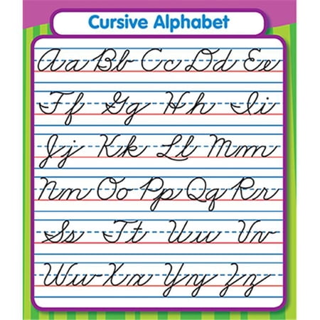 Carson Dellosa CD-168072 Cursive Alphabet Stickers | Walmart Canada