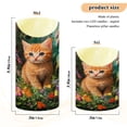 2PCS Medium Flameless Candles Lamp Flameless Candles Slanted Candle ...