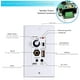 Pyle Wireless Receiver Wall Mount 100W In-Wall Audio Control Receiver W ...
