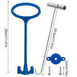 Door Towel Rack Pool Cleaning Basket Hook Swimming Pool Cleaning Basket ...