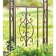Plow & Hearth Montebello Scrollwork Metal Garden Arbor - Walmart.com