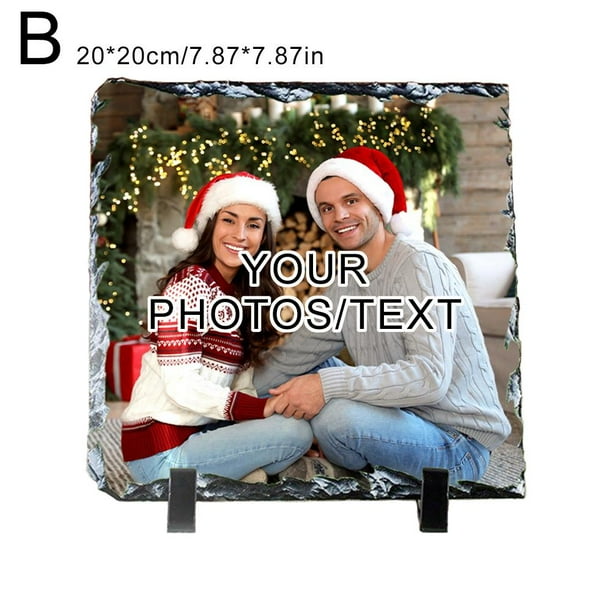 Custom Rock Slate Frame Sublimation Blank Slate Rock Transfer Fram ...