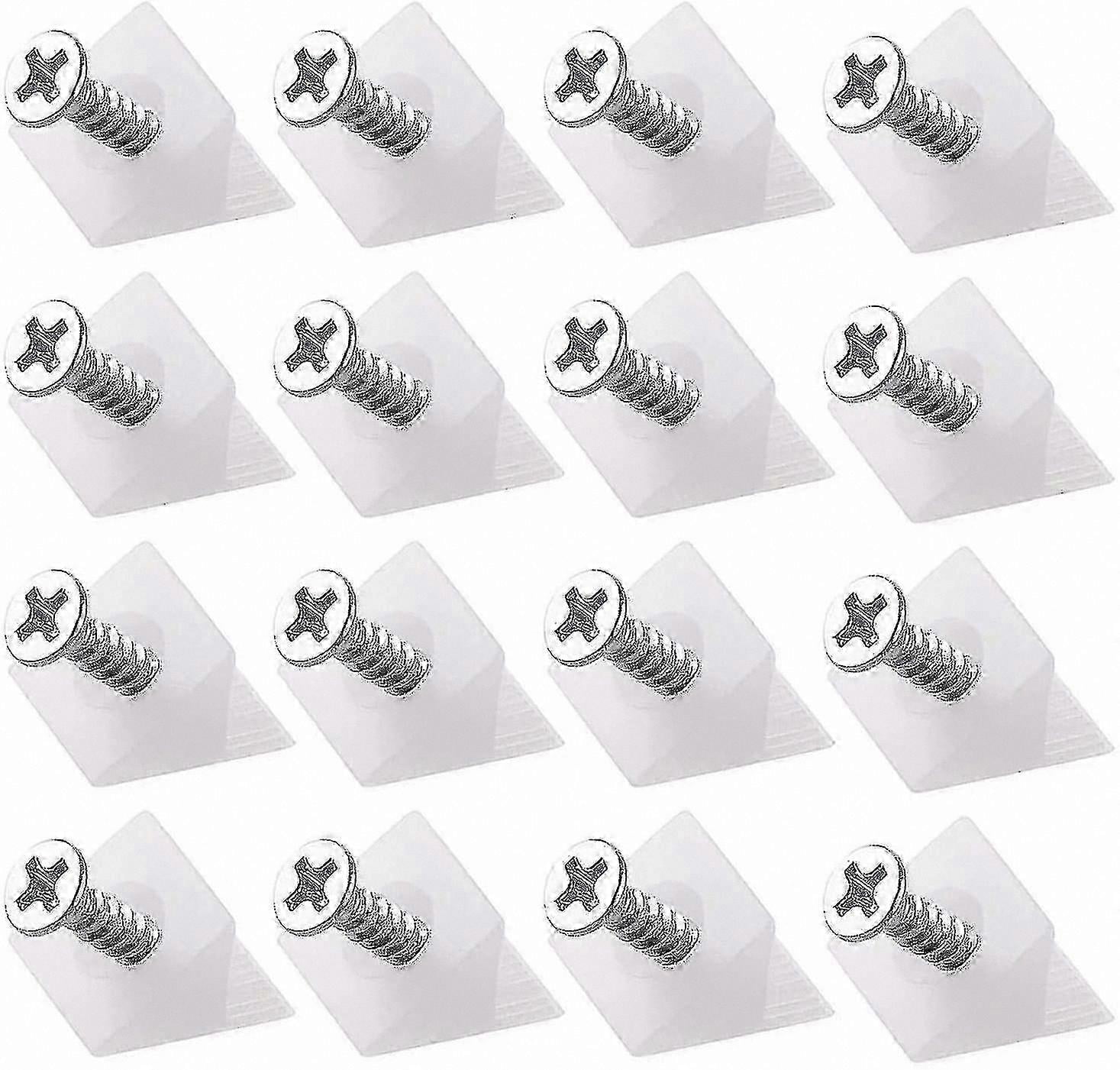 100 Pack Drawer Support Brackets with Screws for Furniture Repair and ...