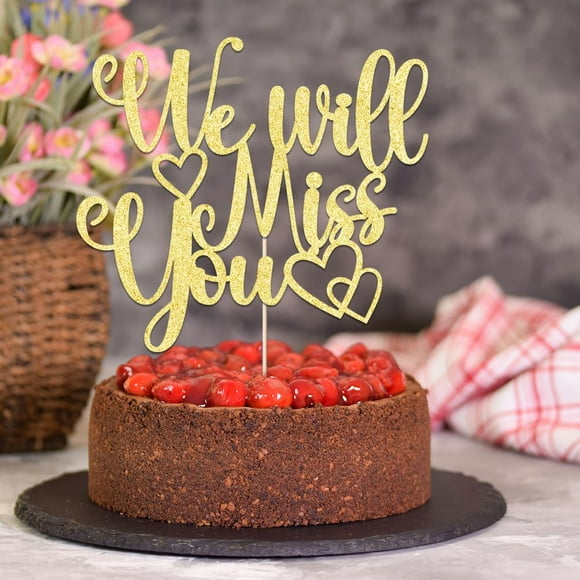 Farewell Cake Topper