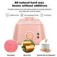 stusgo Pink Wax Melt Warmer Kit for Women Men Hair Removal with Wax ...