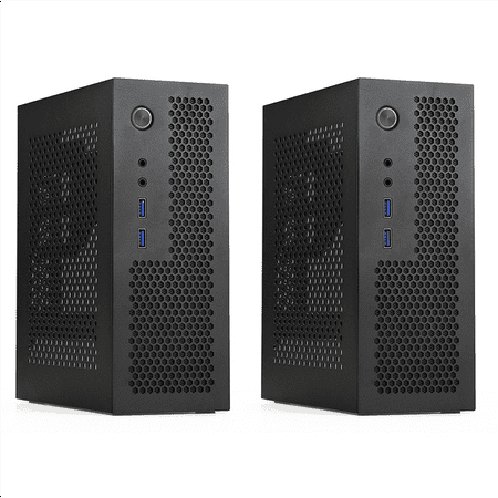 2X A09 HTPC Computer Case Mini ITX Gaming PC Chassis Desktop Chassis ...