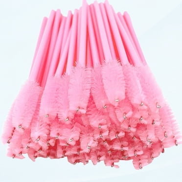 100 Pcs Disposable Eyelash Spoolies Mascara Brush Applicator Lash Wand ...