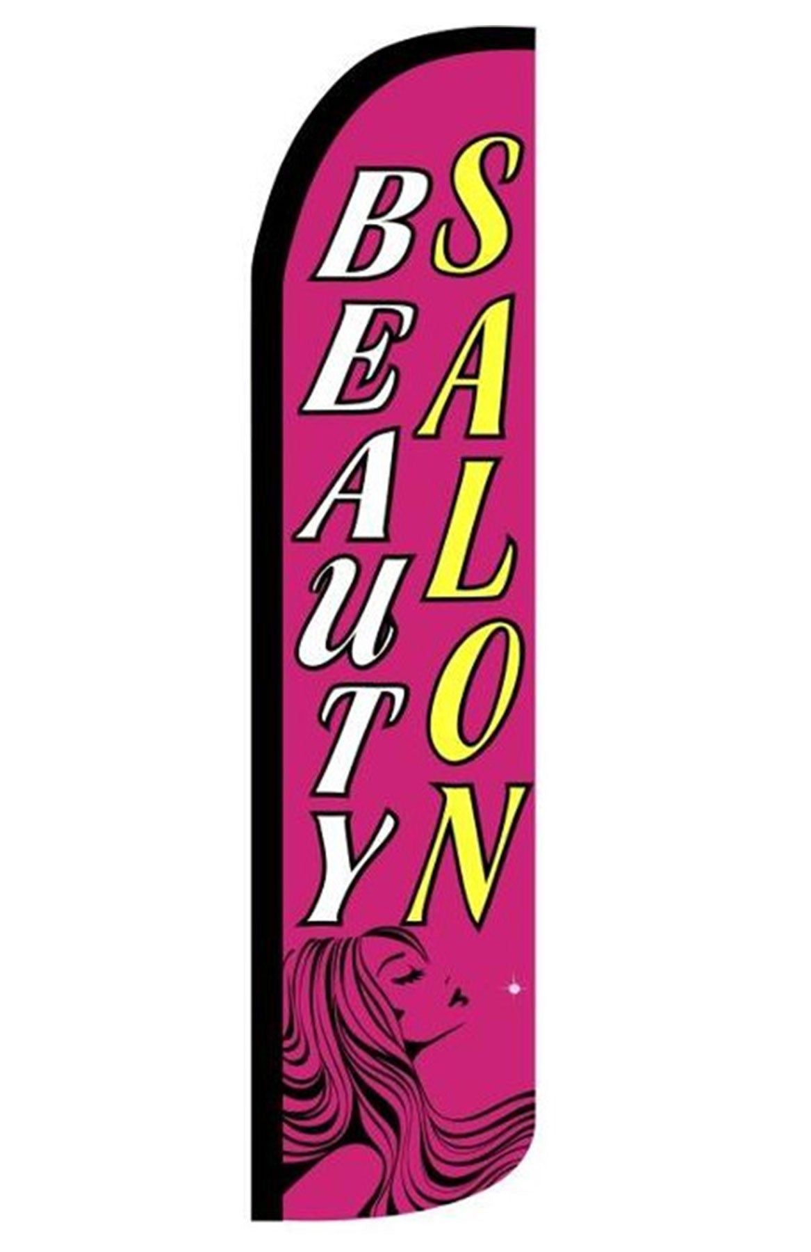 Beauty Salon Windless flag Without Pole Advertisement /Business Flags ...