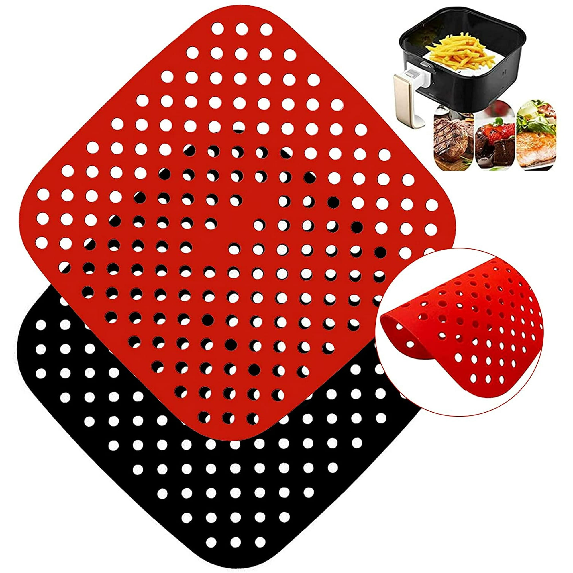Click here for Chlua Reusable Air Fryer Liners - Square  Non-Stic... prices