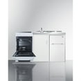 All-in-one combination kitchenette with refrigerator-freezer, sink ...