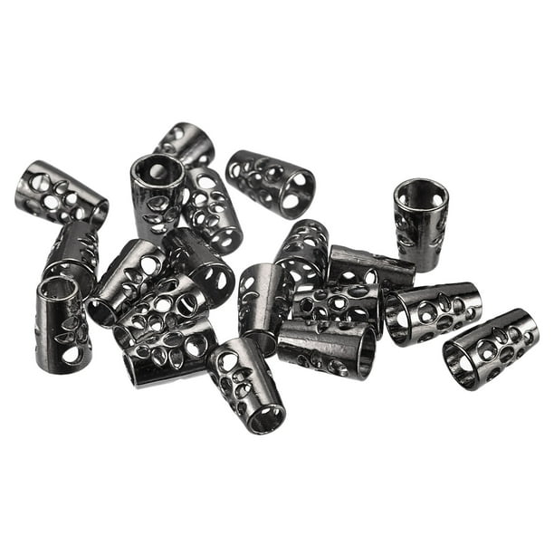 Uxcell 20pcs Bell End Stopper, Alloy Cone Cord Rope Lock Bell Shape ...