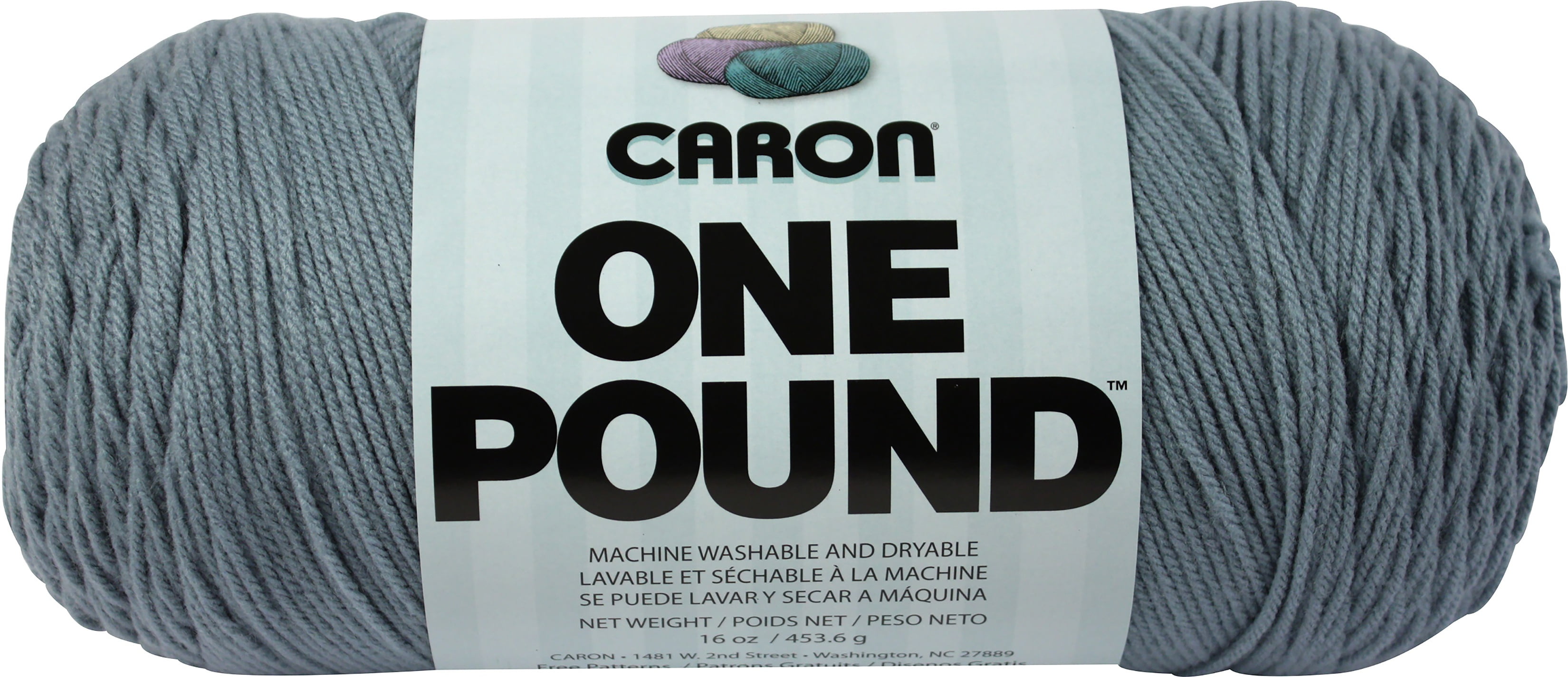 Caron One Pound Yarn - Azure, Multipack of 8 - Walmart.com