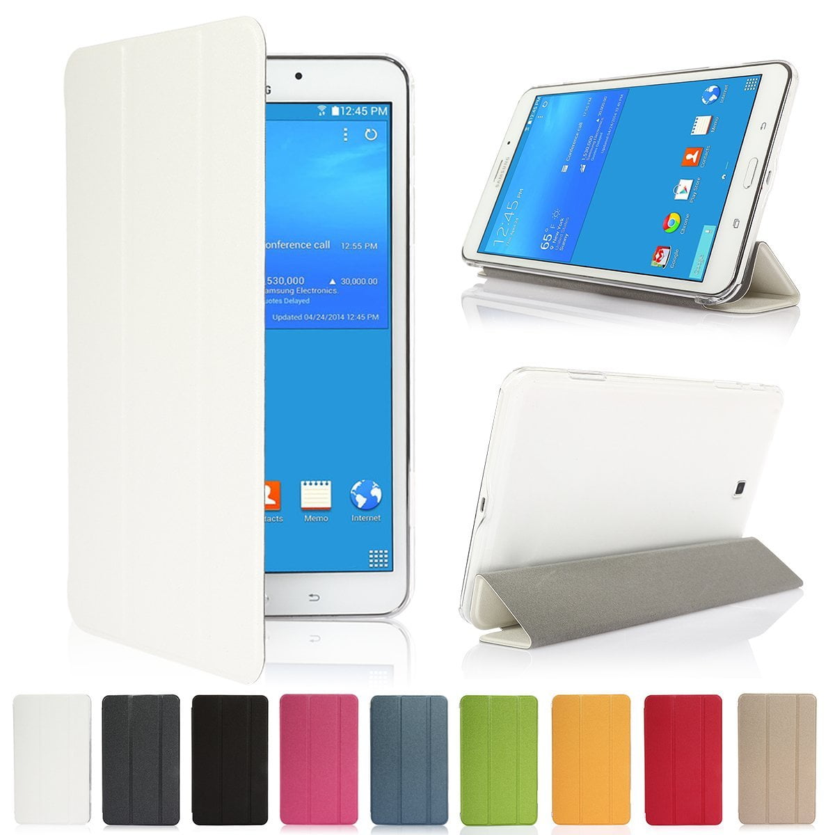 CoastaCloud Ultra Slim Thin Smart Cover Case Stand Wake up/Sleep ...