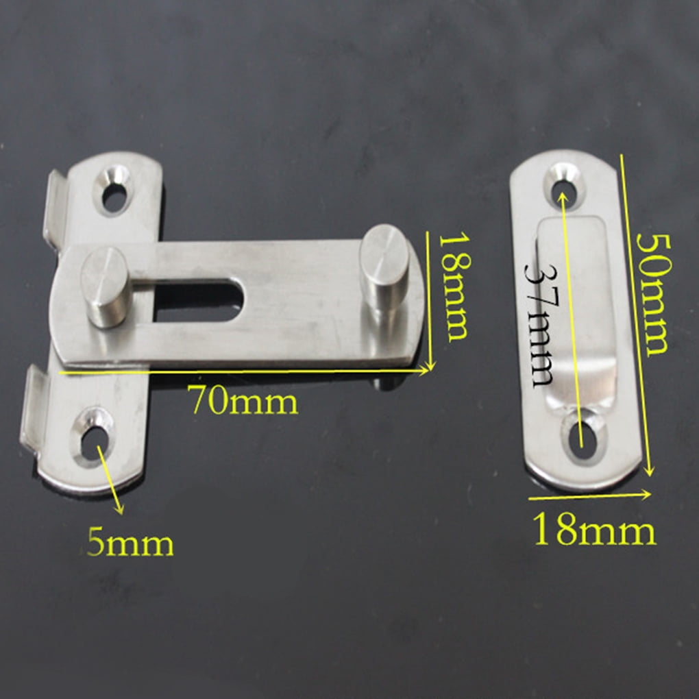 Stainless Steel Catch Latch Anti-theft Sliding Door Window Closet Metal ...