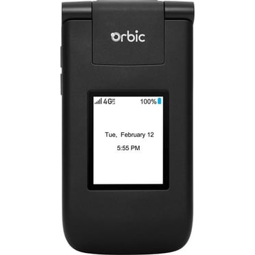 Verizon Orbic Journey V Verizon Prepaid 4g LTE Phone, Black - 1400 mAh ...