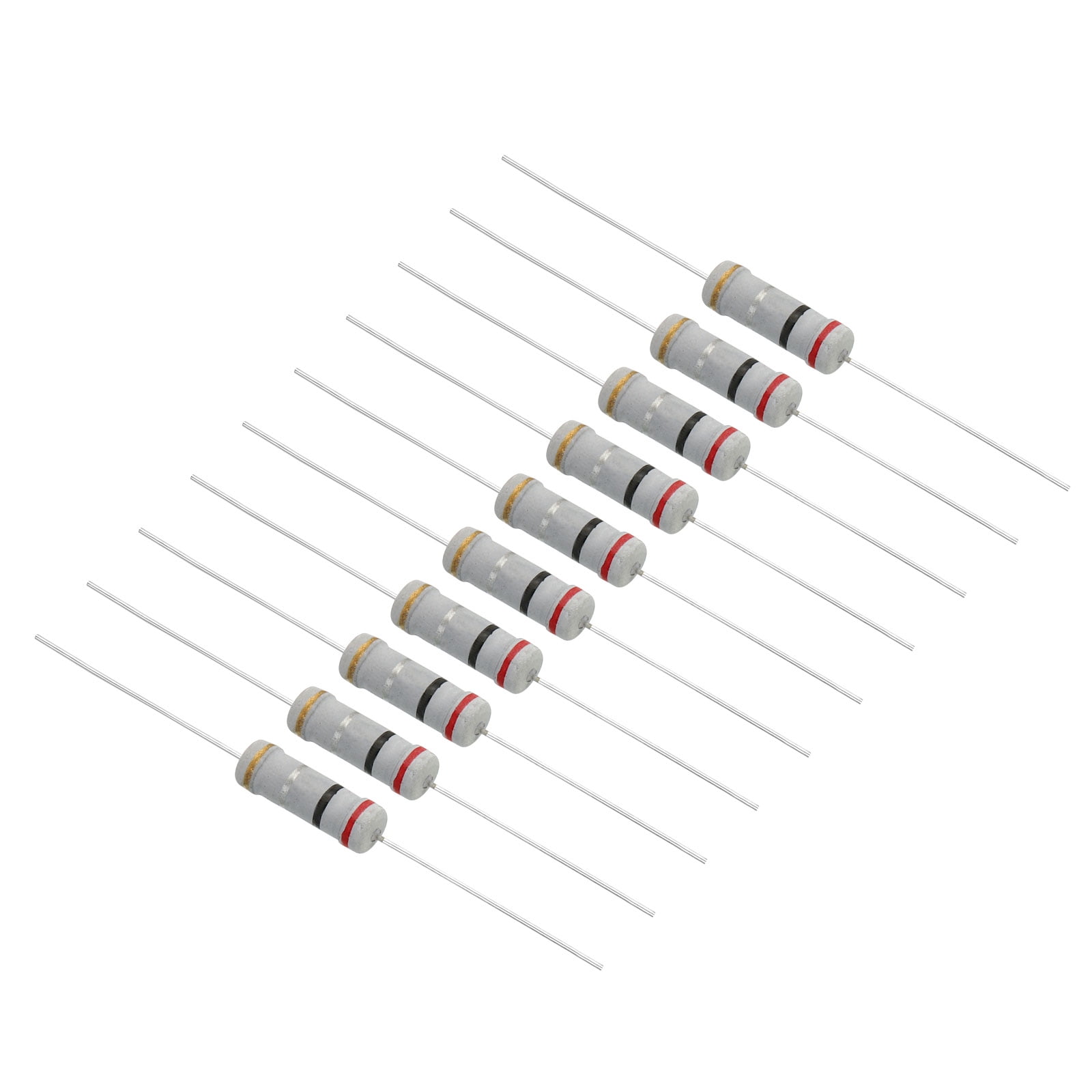 Uxcell 3W 0.2 Ohm 5% Carbon Film Resistor, Axial Lead Electronic ...