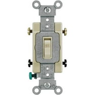 Rocker Combo 3 Way Switch And Receptacle Ivory - Walmart.com