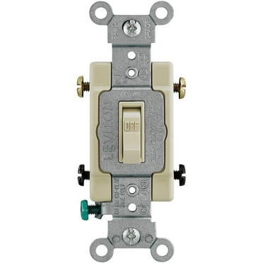 Rocker Combo 3 Way Switch And Receptacle Ivory - Walmart.com