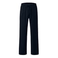 Navy Children Boy Girl Pants Sweat Pants for Child Faux Gauze Linen ...