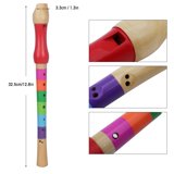 Lightweight Educational Wooden Flute Toy for Kids Children Practice ...