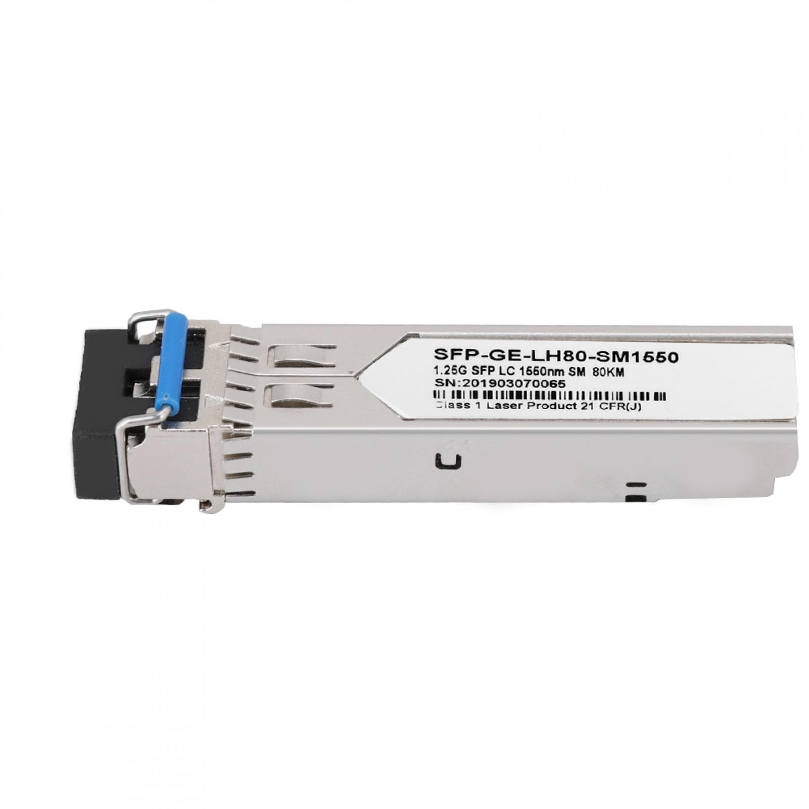 Módulo transceptor óptico de fibra dual monomodo Gigabit SFp gE LH80-SM1550 de 80 km | Walmart ...