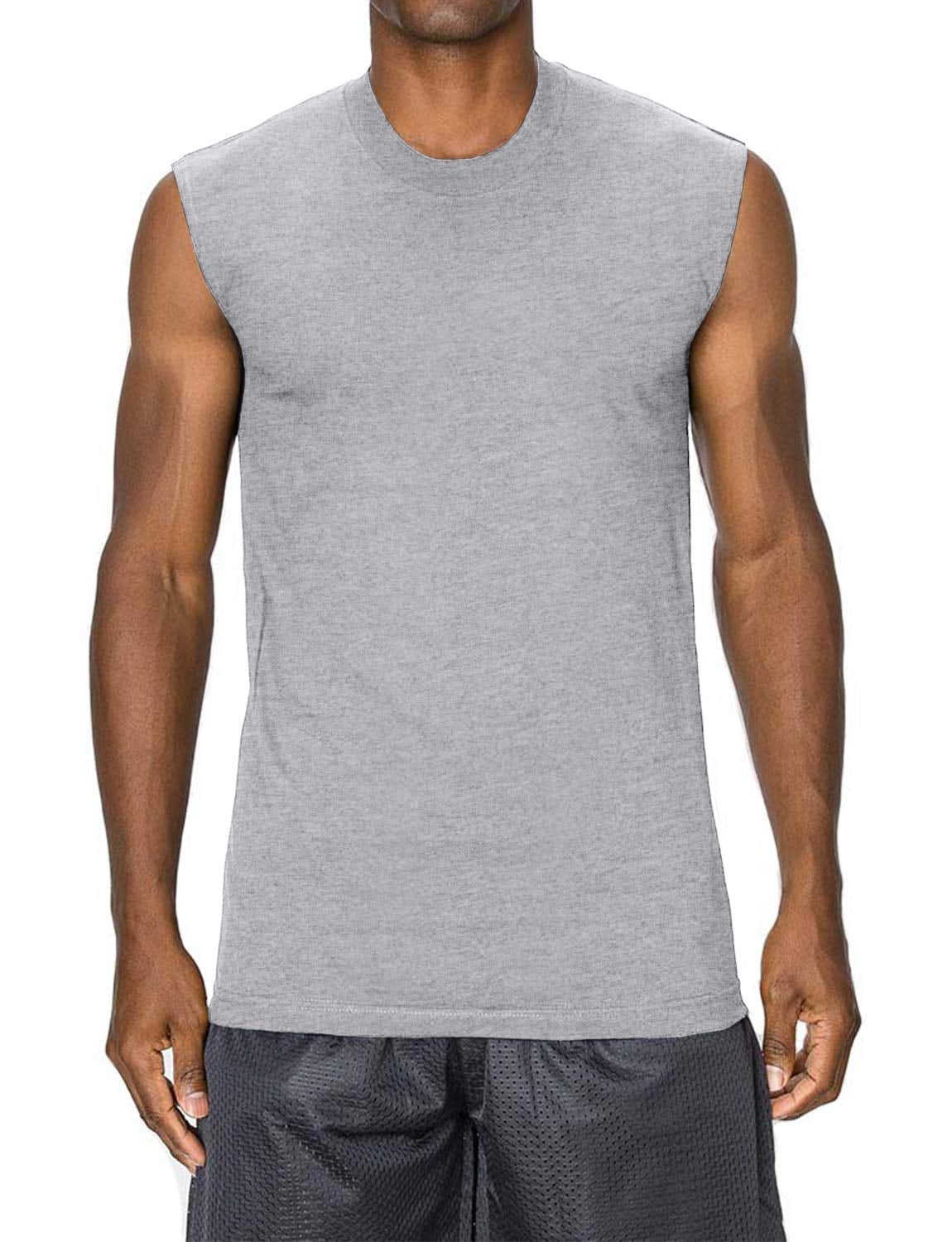 J. METHOD Men's Premium Basic Casual Muscle Tank Top Sleeveless ...