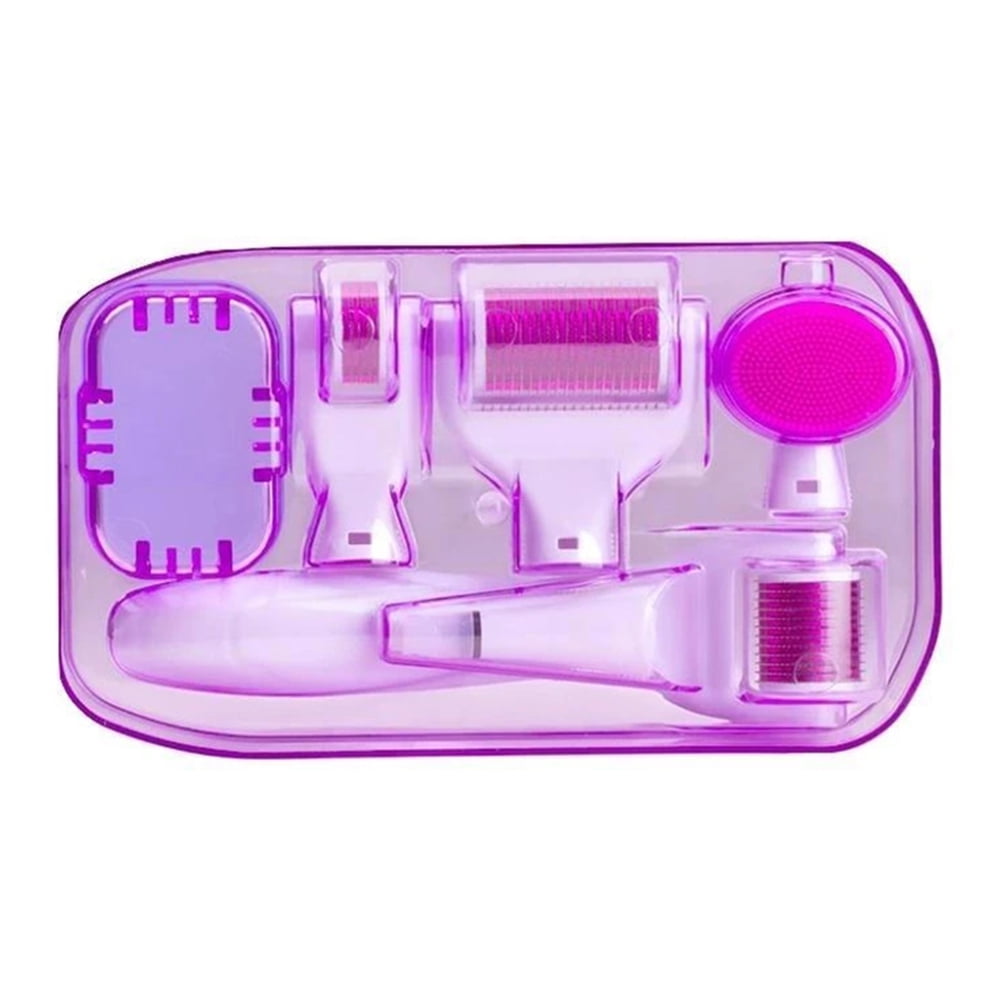 Buy 6 In 1 Derma Roller Skin Scar Removal Micro Needles Steel ...