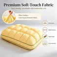 Cooling Marshmallow Puff Pillow, 2026 Upgraded Mellow Puff Pillow ...